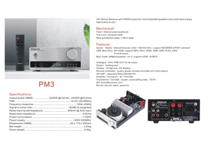 Щайнбергер ООД, Усилвател PM3, УСИЛВАТЕЛИ, ТОНКОЛОНИ и РЕГУЛАТОРИ на ...